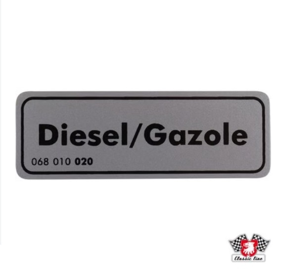 Diesel/Gazole Sticker - Cool Air VW