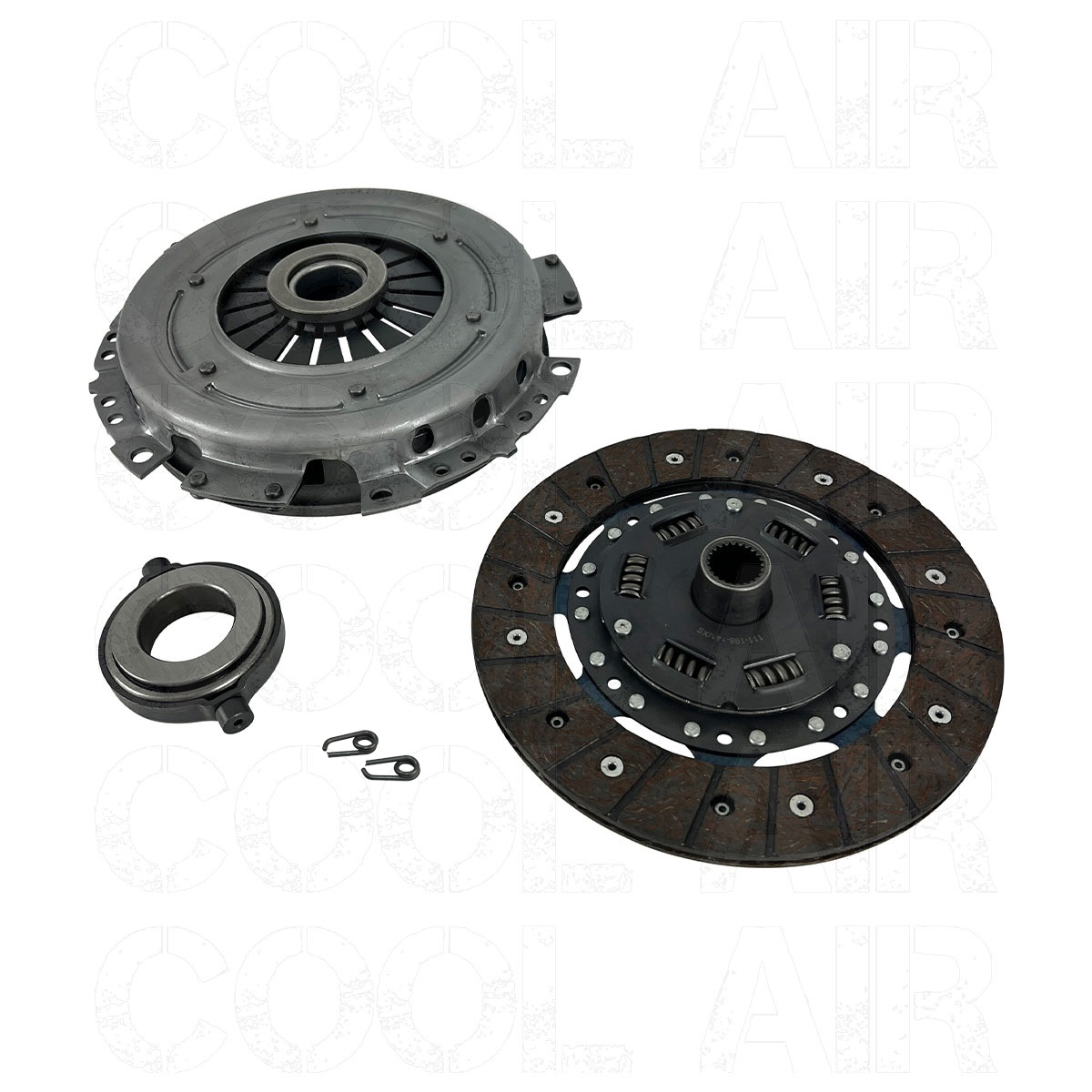 Early 180mm Clutch Kit - Pre 1970 Models - With Heavy Duty Clips - Cool ...