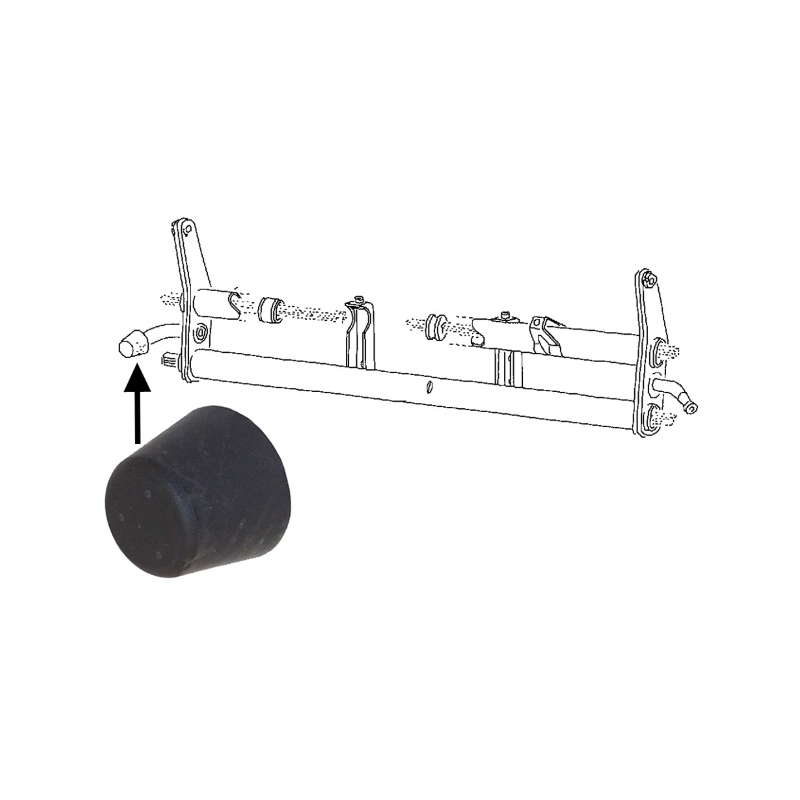 Splitscreen Bus Front Bump Stop - 1950-63 (Also Beetle and Karmann Ghia ...
