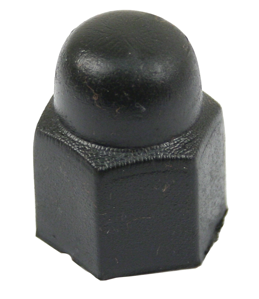 Steel GT Wheel Black Wheel Nut Cap - Cool Air VW