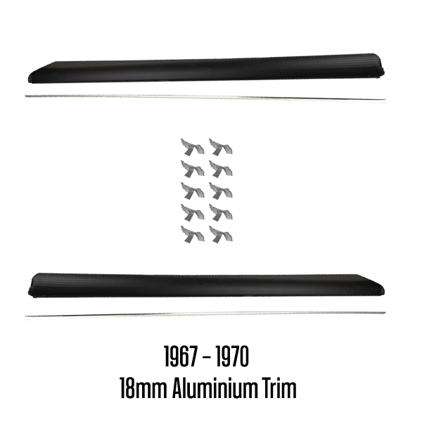 Beetle Running Board Kit - 1967-70 (18mm Thick Trim) Top Quality - Cool ...