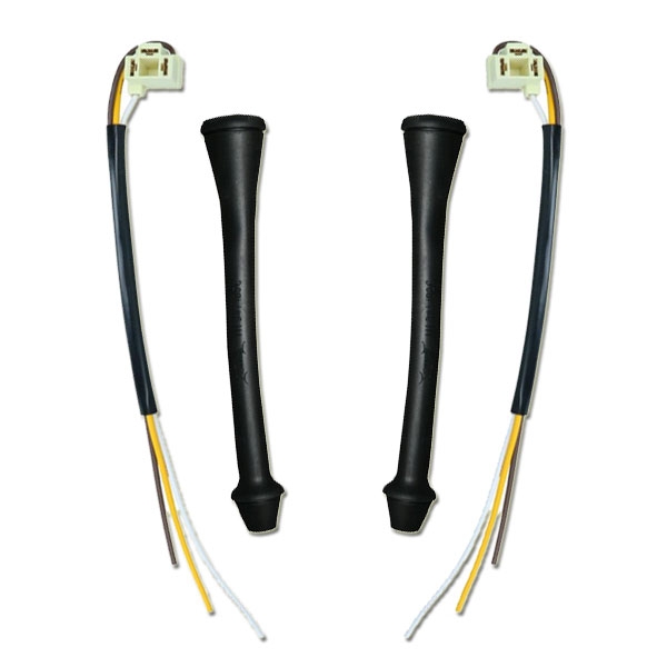 Beetle Headlight Wire Tubes and Headlight Connectors - 1967-79 - Cool ...
