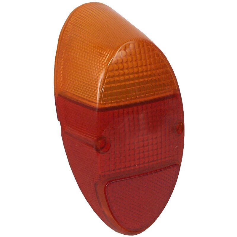 Beetle Tail Light Lens - 1962-67 (Amber And Red Lens) - Cool Air VW