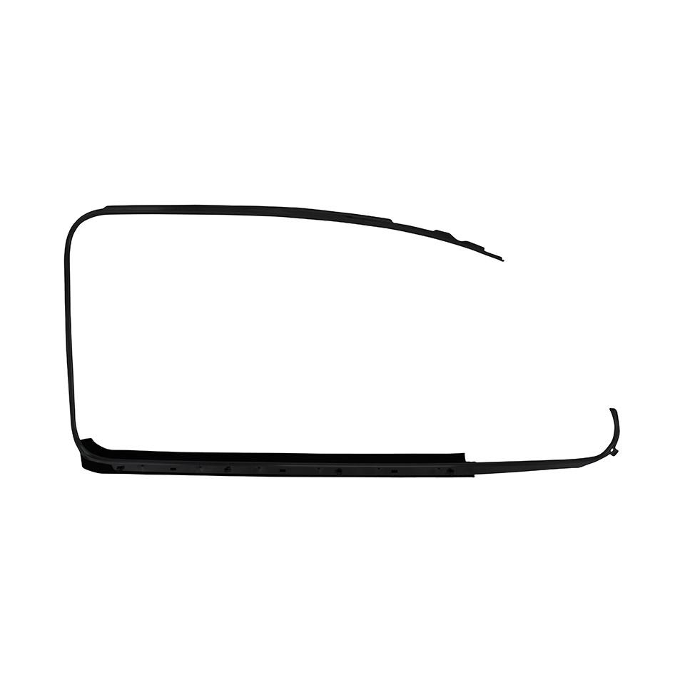 Beetle Outer Scraper With Black Trim - Right - 1965-79 - Cool Air VW