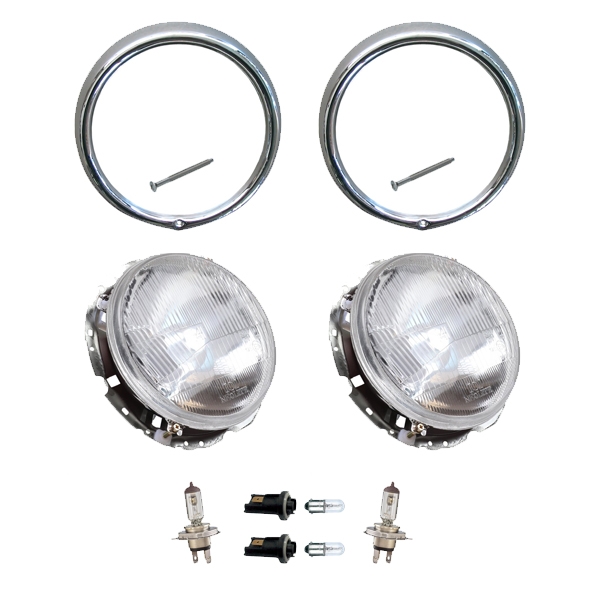VW Beetle + Baywindow Bus 1972-79 Head Light Kit - Cool Air VW