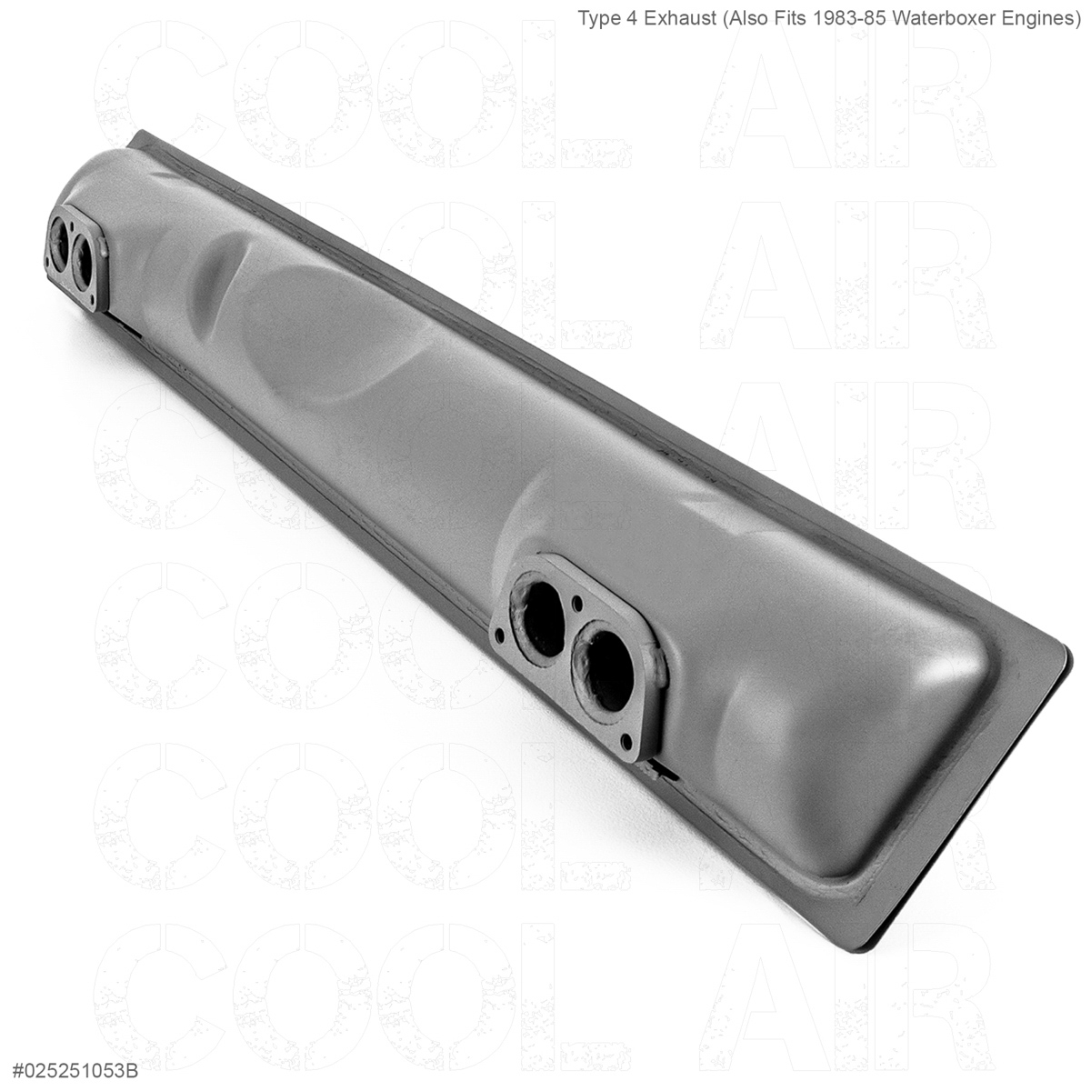 Type 4 Exhaust (Also Fits 1983-85 Waterboxer Engines) - Cool Air VW