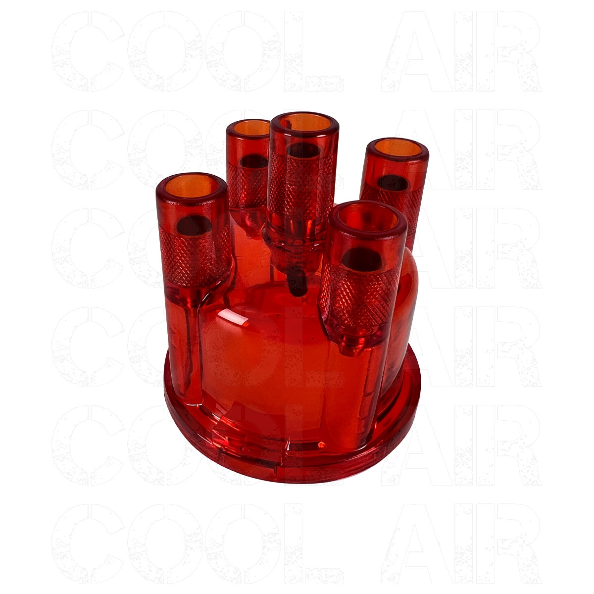 Red Distributor Cap - 1968-79 - Vacuum Advance, 009 Distibutors - Cool ...