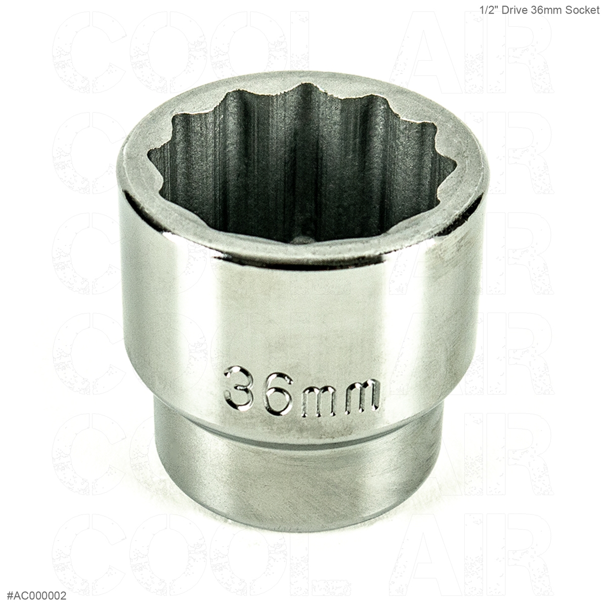 1/2" Drive 36mm Socket - Cool Air VW