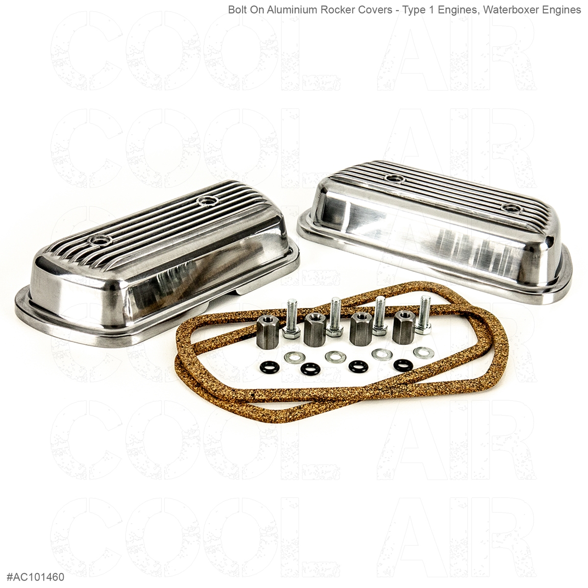 Bolt On Aluminium Rocker Covers - Type 1 Engines, Waterboxer Engines ...