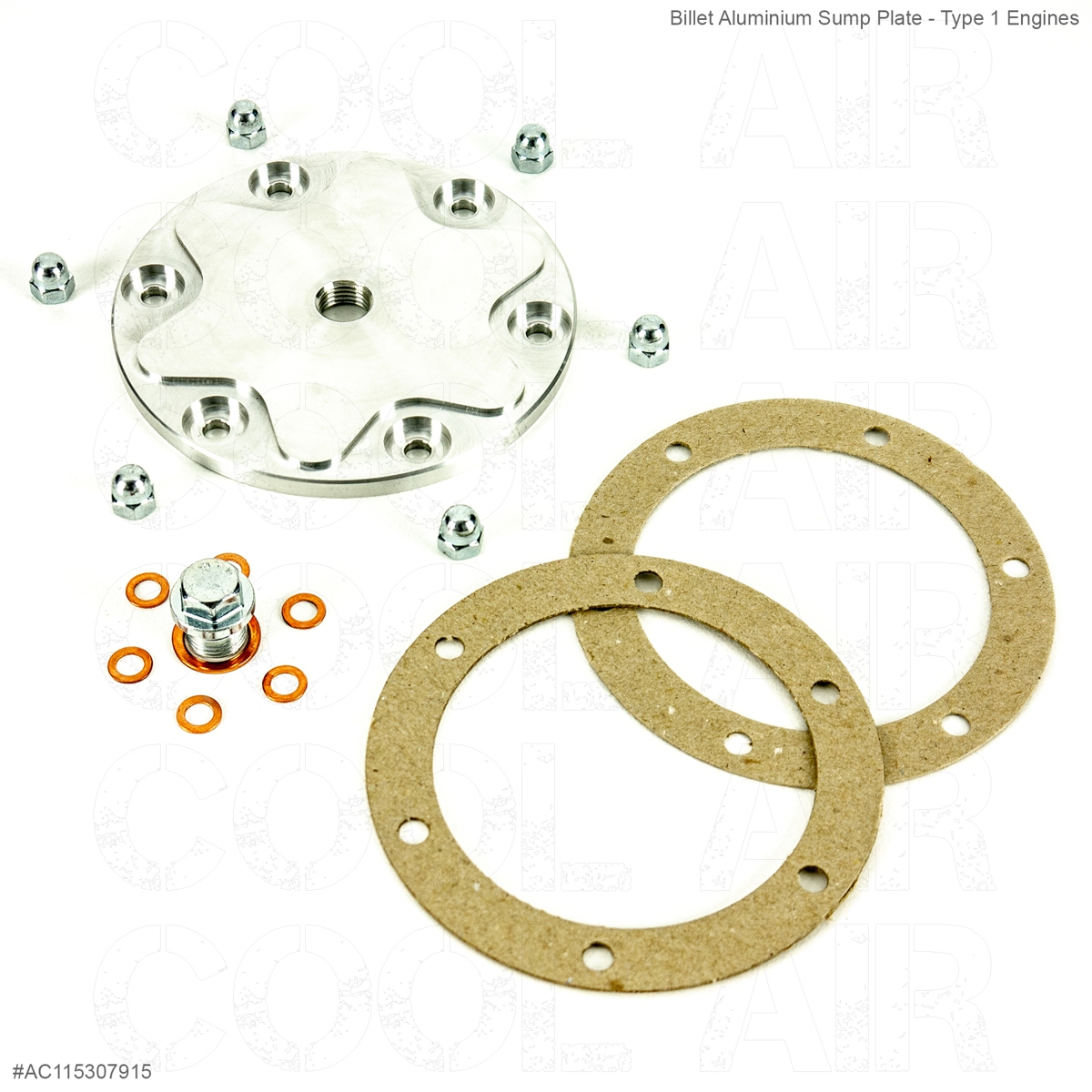 Billet Aluminium Sump Plate - Type 1 Engines - Cool Air VW