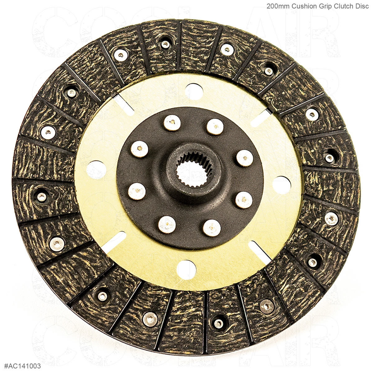 200mm Cushion Grip Clutch Disc - Cool Air VW