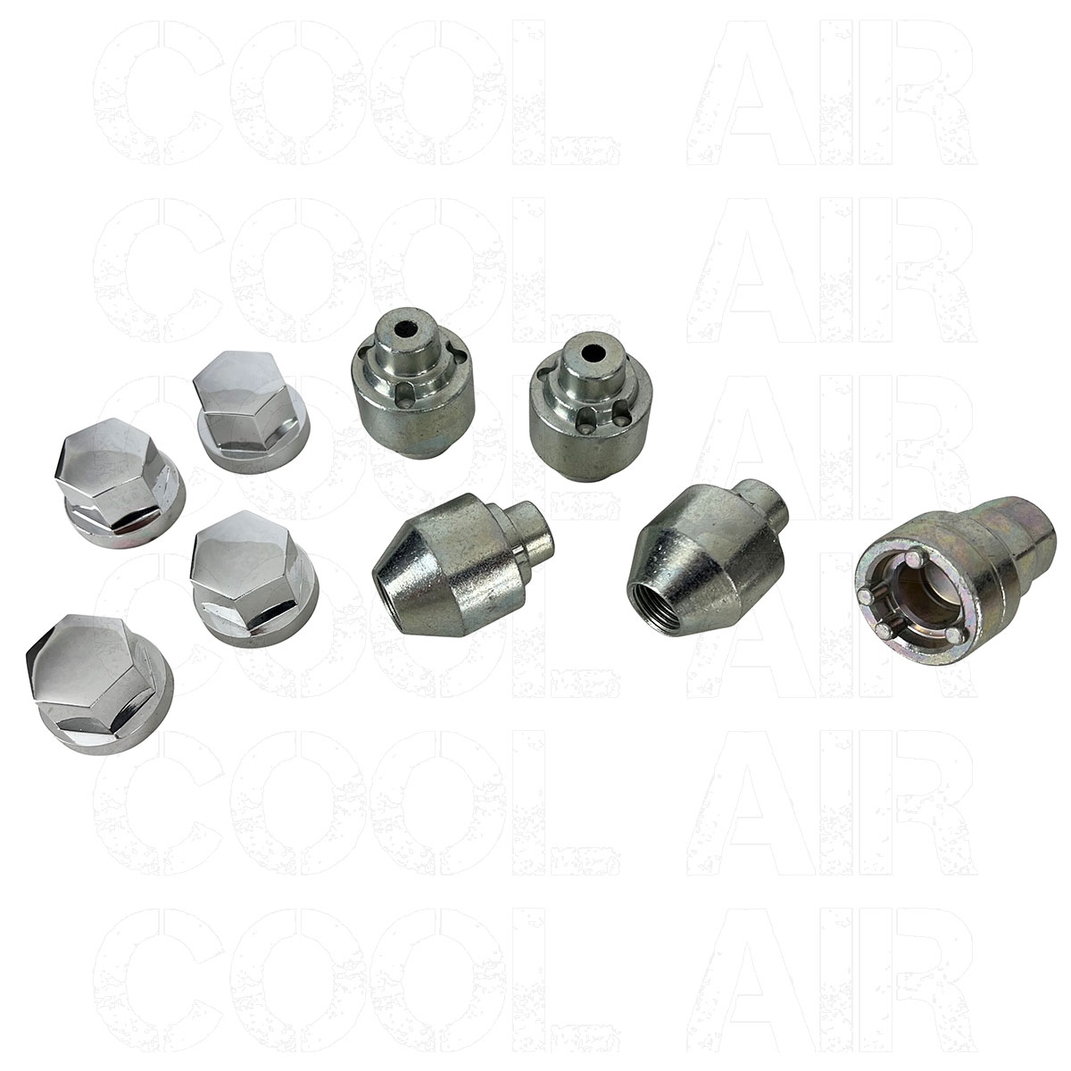 7/16" UNF Tapered Locking Wheel Nuts - Cool Air VW
