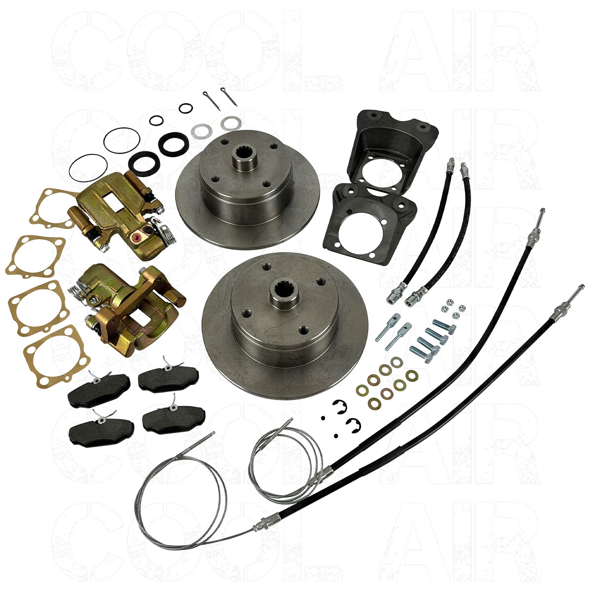 4 Stud EMPI Rear Disc Brake Conversion Kit (4x130 PCD) - 1973-79 Models ...