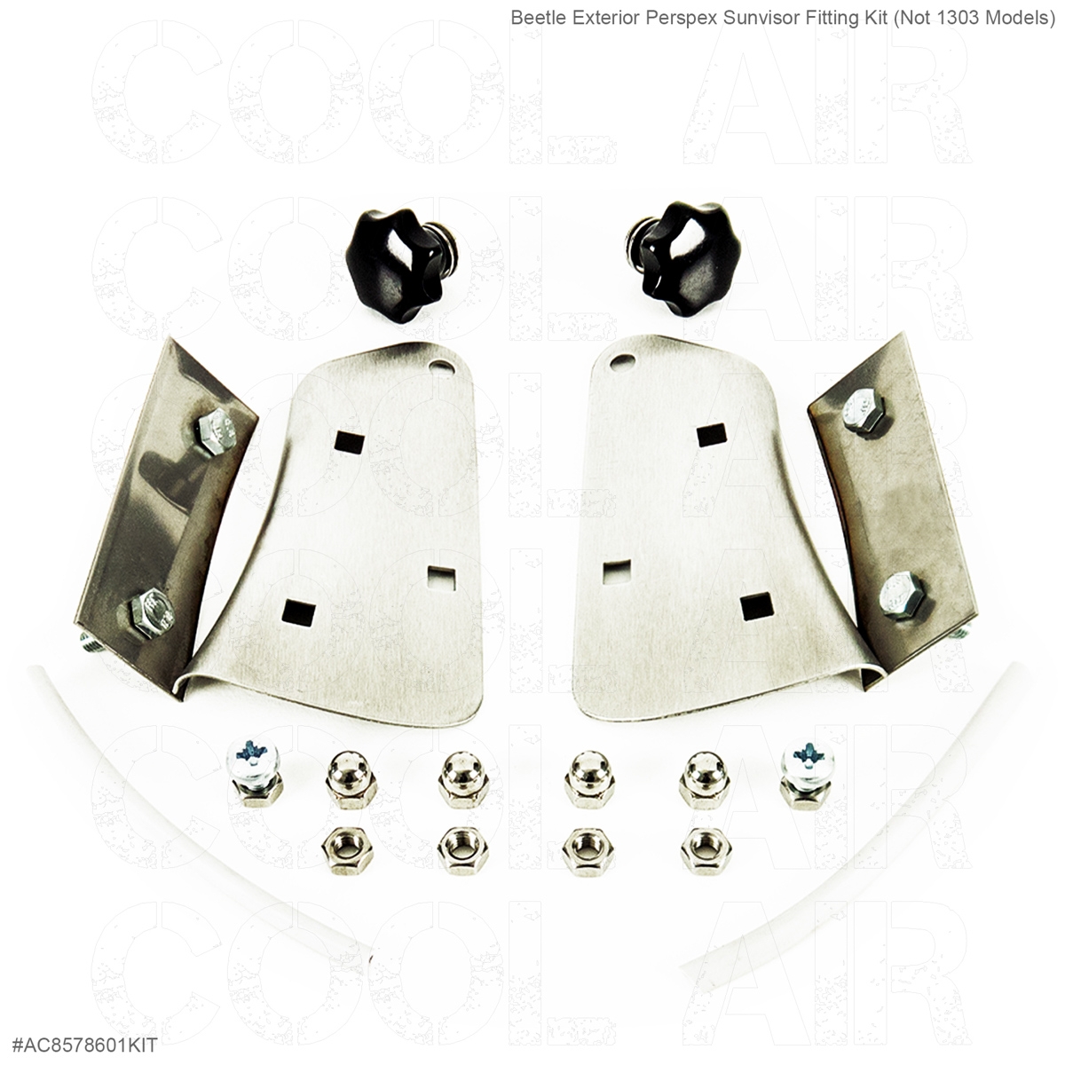 Beetle Exterior Perspex Sunvisor Fitting Kit - Cool Air VW