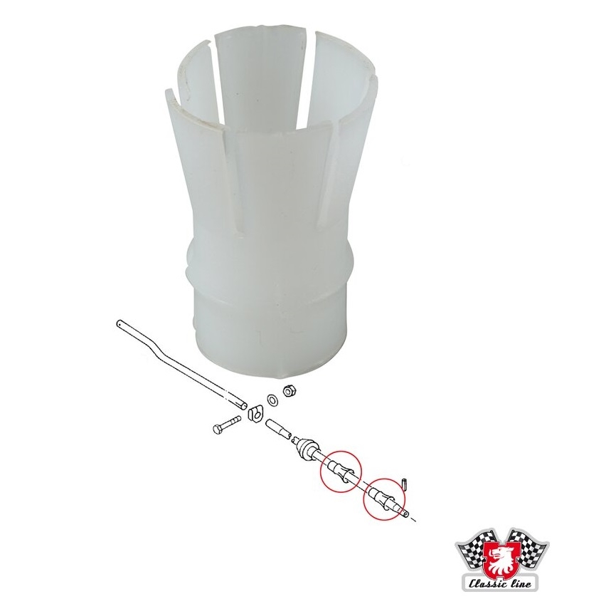 Splitscreen Bus Rear Gear Shift Rod Rear Guide Bush - 1963-67 (Also ...