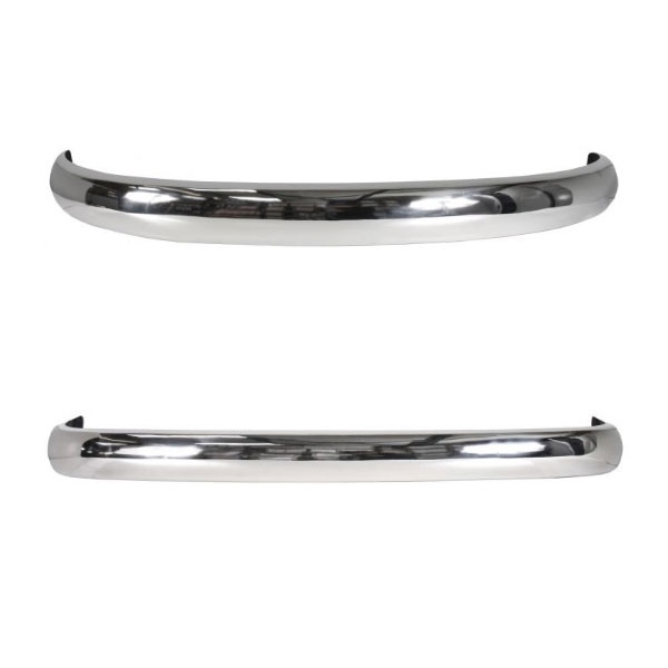 Euro Spec Splitscreen Bus Stainless Steel Bumper Set - 1959-67 (Slash ...