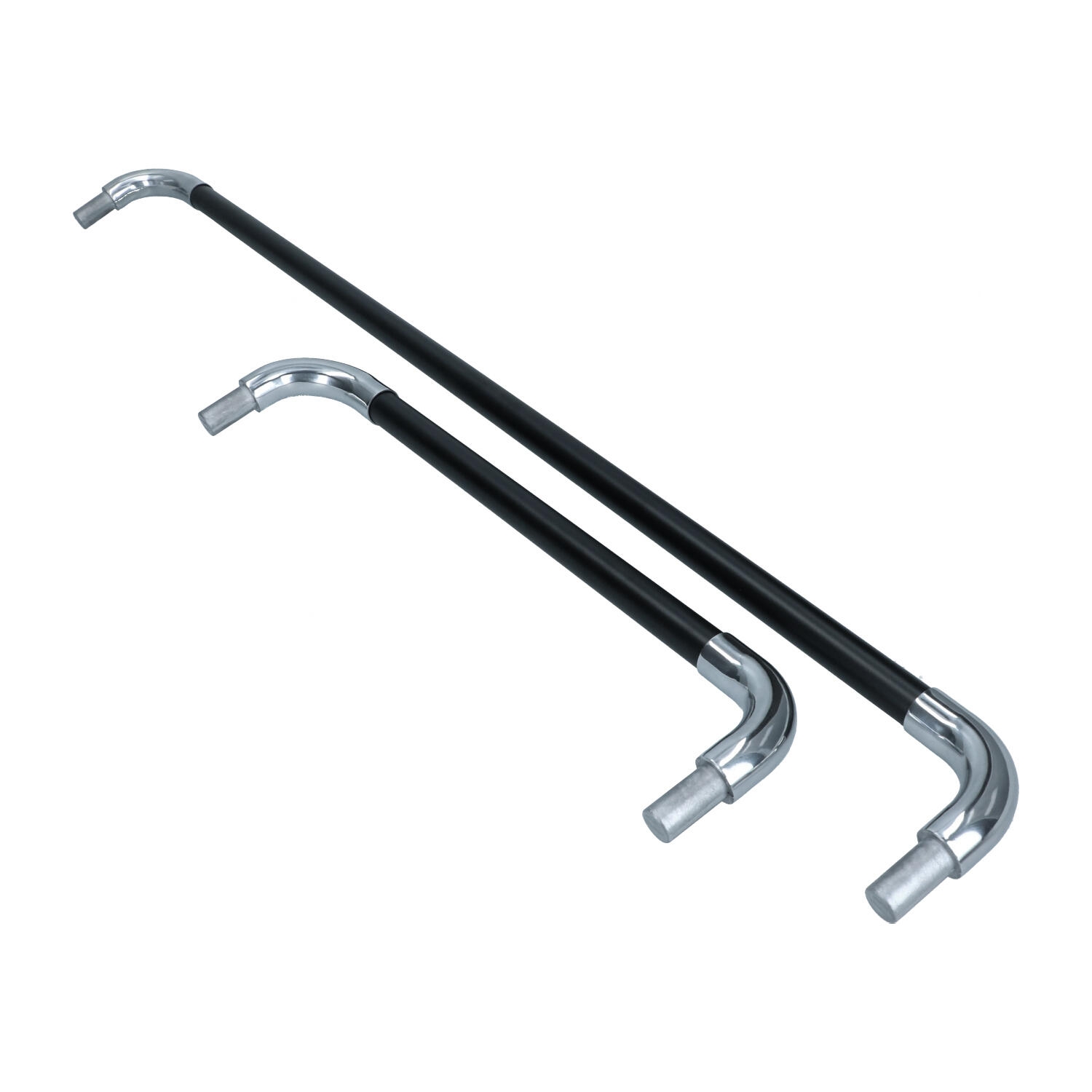 Splitscreen Bus Middle Seat Grab Handle Set - 1950-61 - Black - Cool Air VW