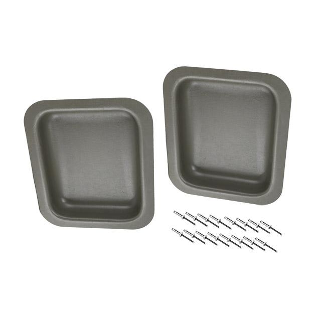 Splitscreen Bus Front Cab Door Panel Map Pockets - 1955-60 - Grey ...