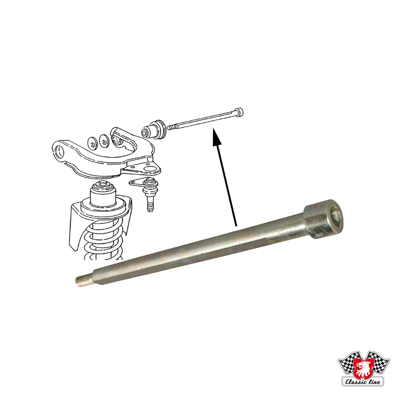 Type 25 Front Upper Track Control Arm Bolt - Cool Air VW