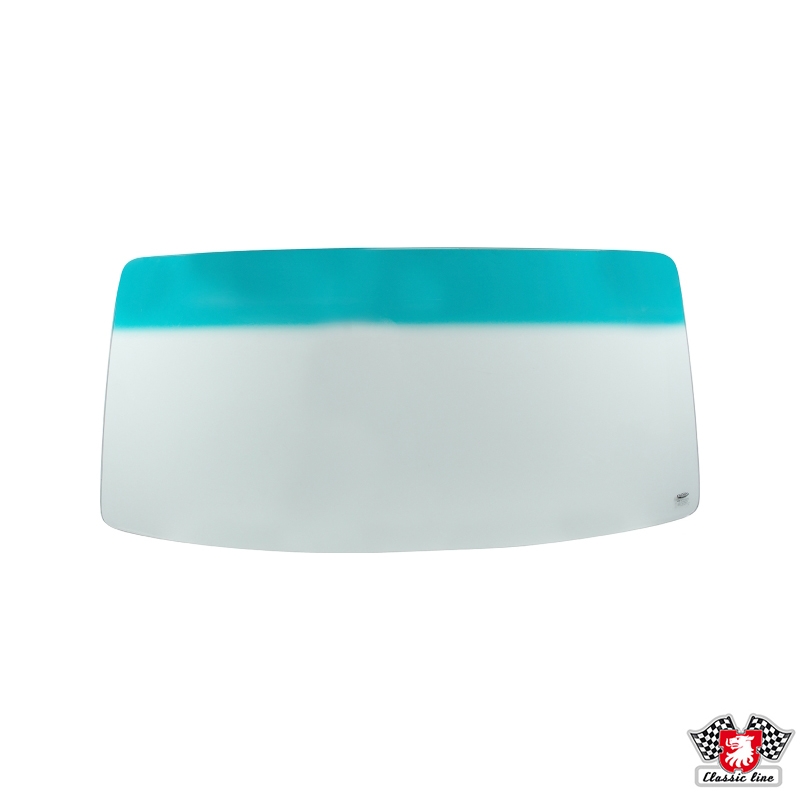 Type 25 Front Windscreen - Green Tinted Glass - Cool Air VW