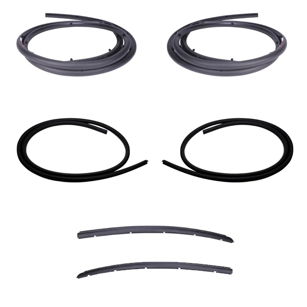 T5,T6 Cab Door Seal Basic Bundle Kit - Genuine VW Seals - 6 Seals ...
