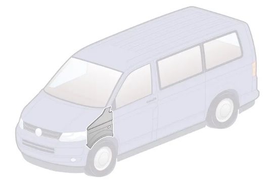 T5 Front Wing - Left - Cool Air VW