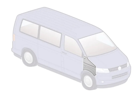 T5 Front Wing - Right - Cool Air VW