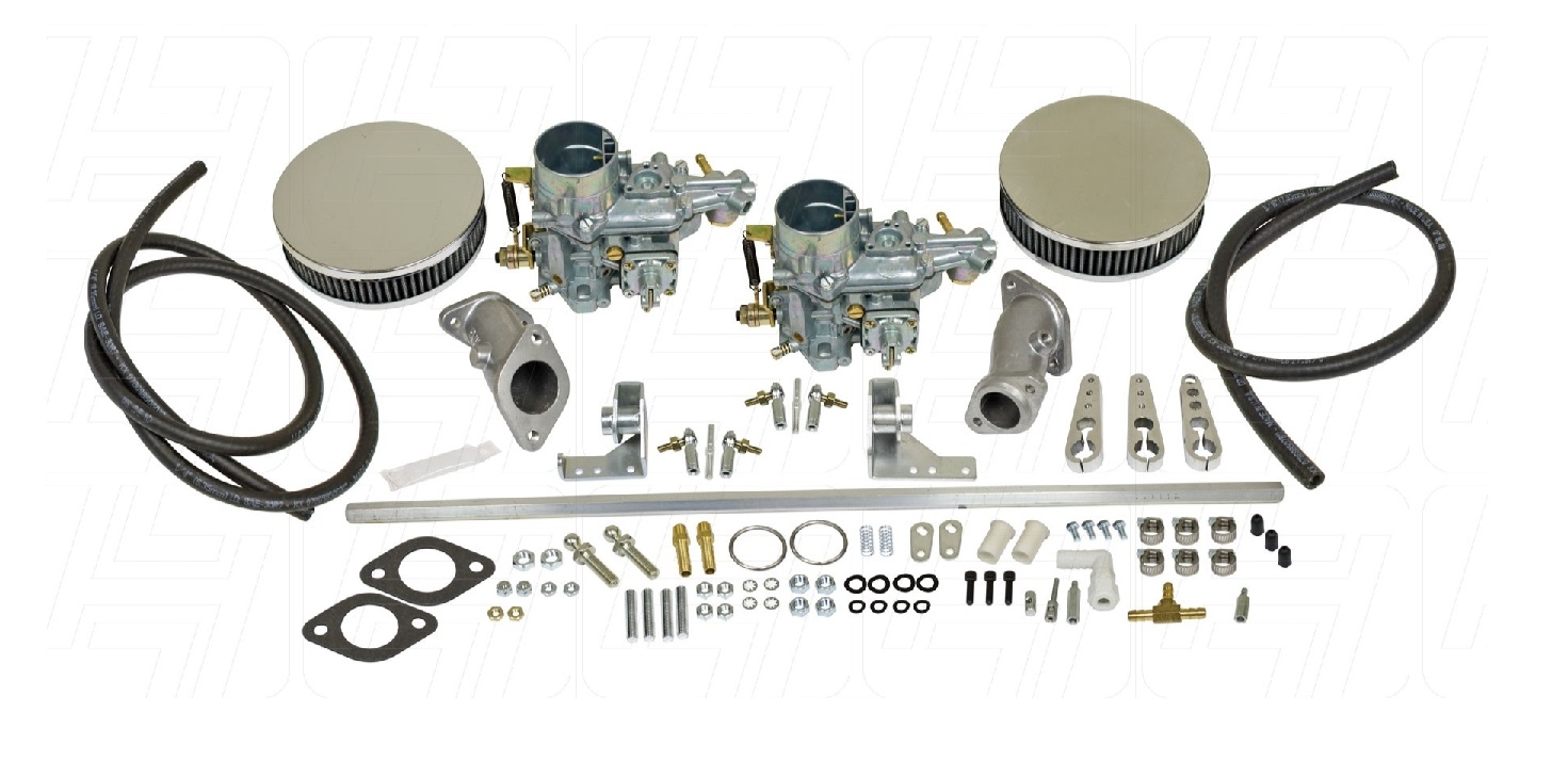 Twin 34 EPC EMPI Carburettor Kit - Type 3 Single Port Engines - Cool Air VW