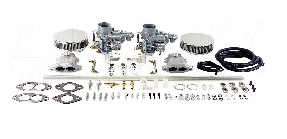 Twin 34 EPC EMPI Carburettor Kit - Type 3 Twin Port Engines - Cool Air VW