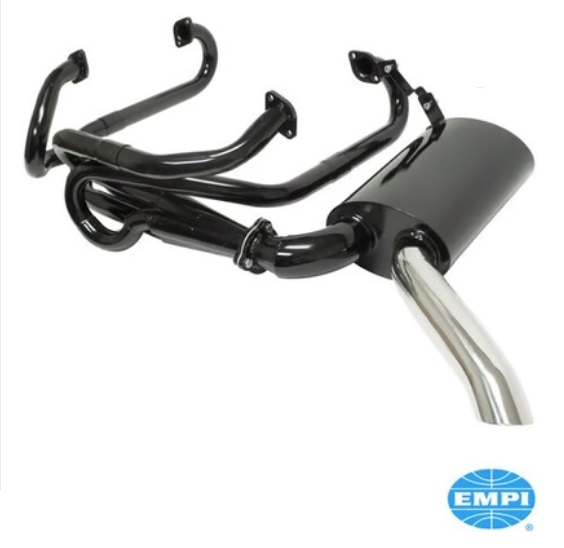Splitscreen Bus EMPI Sideflow Exhaust System - Cool Air VW