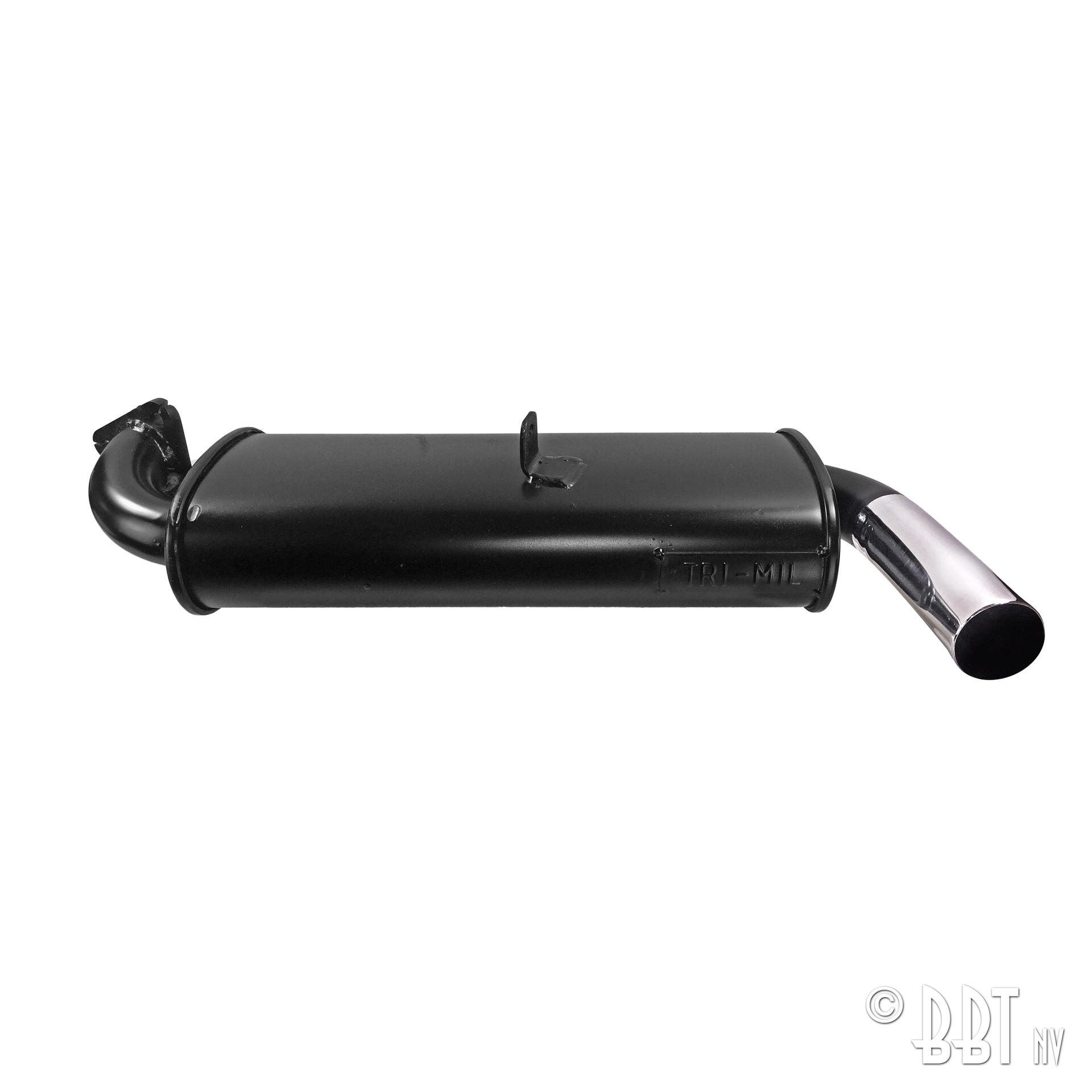 Tri Mil Single Quiet Pack Muffler - Cool Air VW