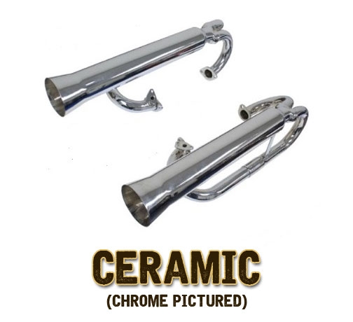 *NCA* Ceramic Coated EMPI Mega Dual Racing Cannons - Cool Air VW
