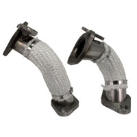 Vintage Speed Exhaust Header Pipes - With Heat Risers - Cool Air VW