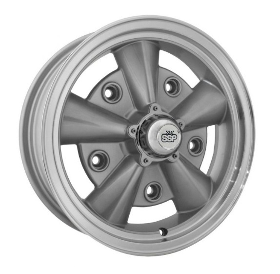 Silver SSP Crest Alloy Wheel - 5x205 PCD - Cool Air VW