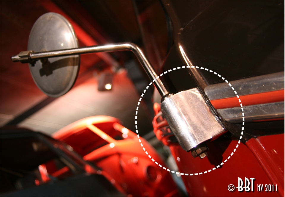 Splitscreen Bus Chrome Upper Cab Door Hinge Covers - Cool Air VW