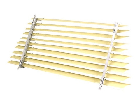 Type 3 Notchback Rear Window Blind Ivory - Cool Air VW