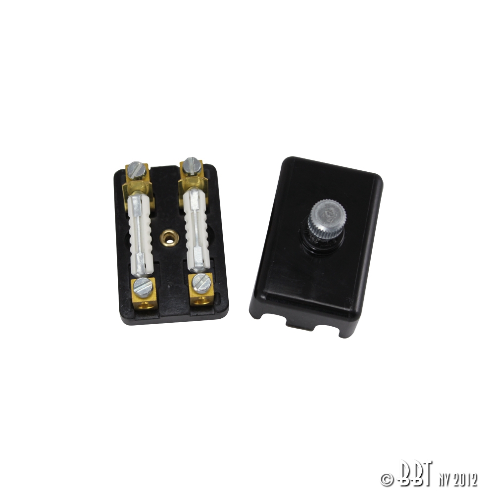 Universal 2 Pole Fuse Box - For Torpedo Style Fuses - Cool Air VW
