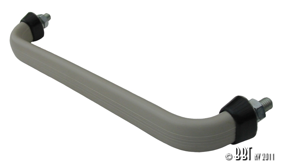 Splitscreen Bus Dashboard Grab Handle (Grey+Black Ends) - Cool Air VW