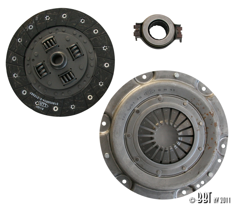 Beetle 215mm Clutch Kit - 1971-79 - 1600cc (AS Engine Code) - Cool Air VW