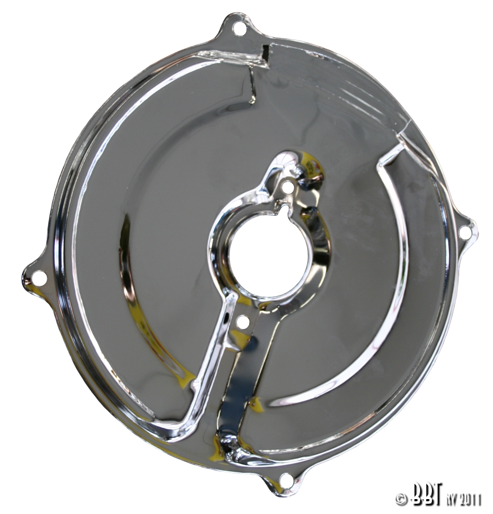 Chrome Inner Alternator Backing Plate (Also Fits 30Amp Dynamo) - Cool ...