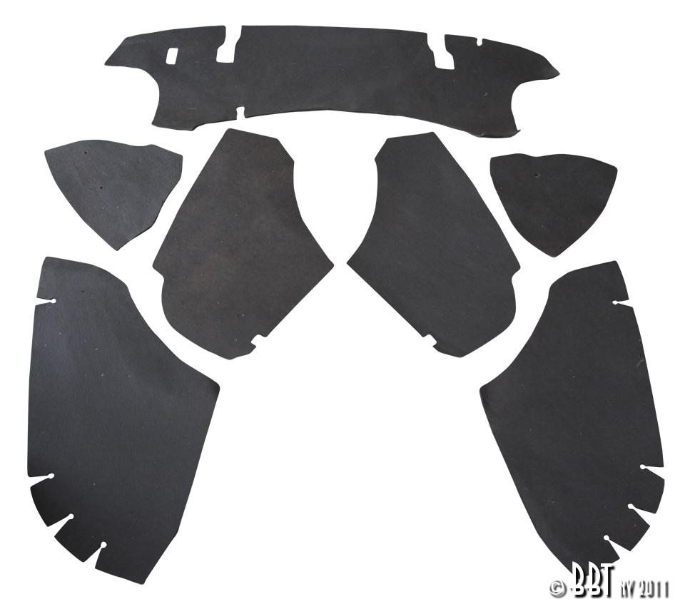 Karmann Ghia Engine Bay Firewall (7 Piece Kit) - Cool Air VW