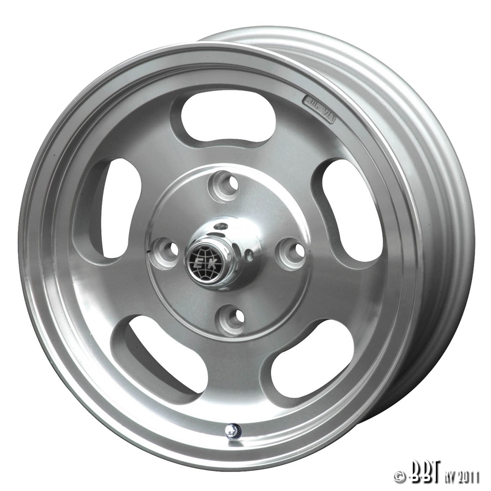 5.5" Flat 4 Enkei Dish Wheel - 4X130 PCD - Cool Air VW
