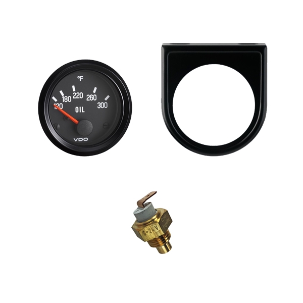 VDO Oil Temperature Gauge Bundle Kit - Cool Air VW