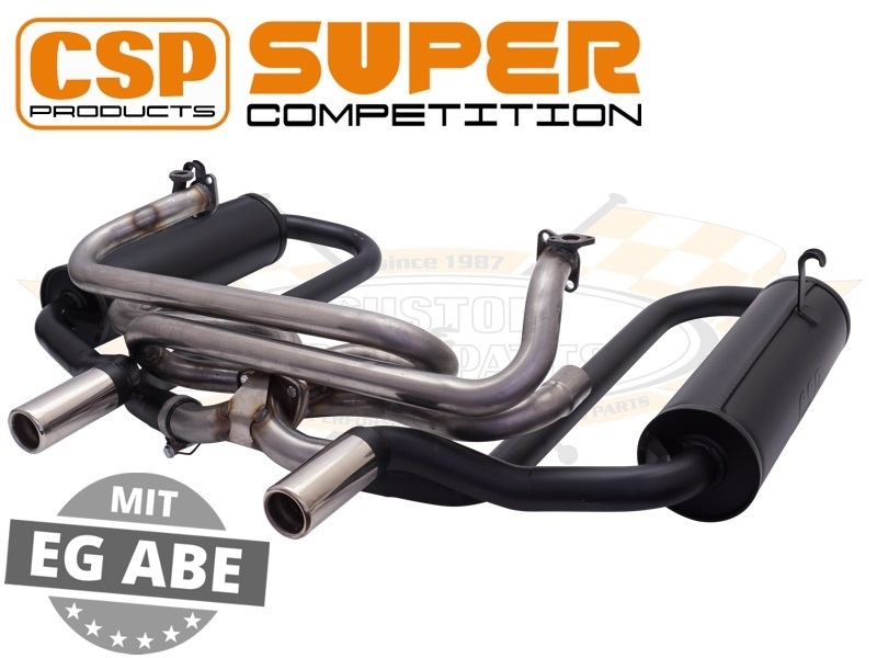 CSP Beetle Supercomp Exhaust (Heating and Single Carb) - Cool Air VW
