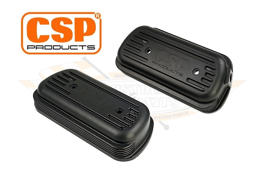 CSP Billet Rocker Covers With Cooling Fins - Street Eliminator Heads ...