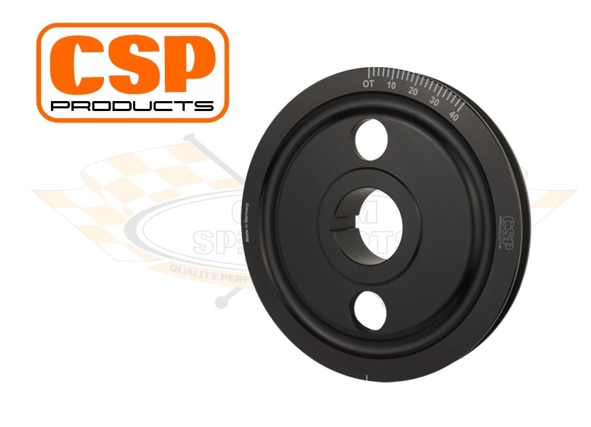 CSP Porsche 356/912 Crank Pulley - 145mm - 2 Hole - Cool Air VW