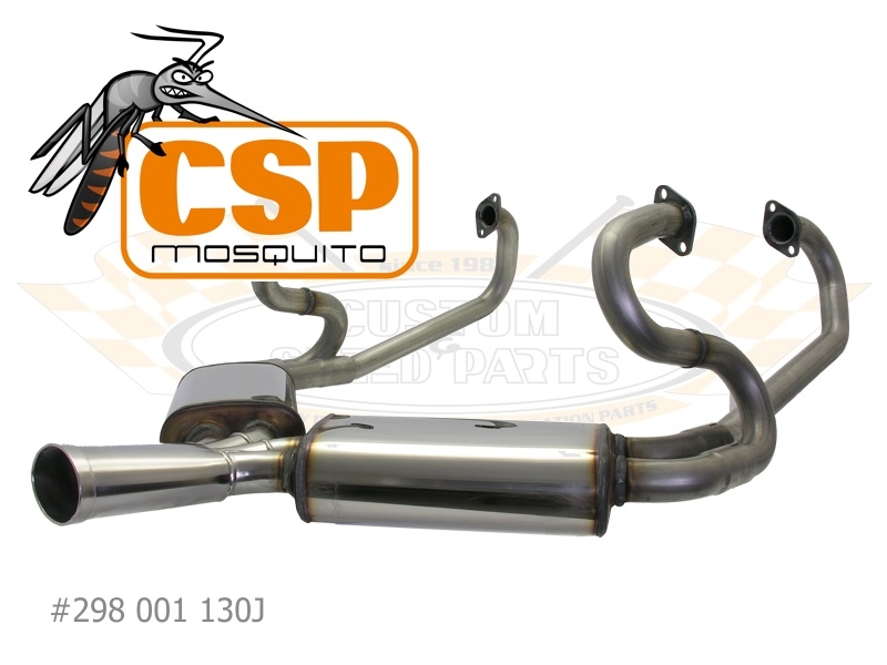 Splitscreen Bus CSP Mosquito Exhaust With J Tubes - 30HP Engines - Cool ...