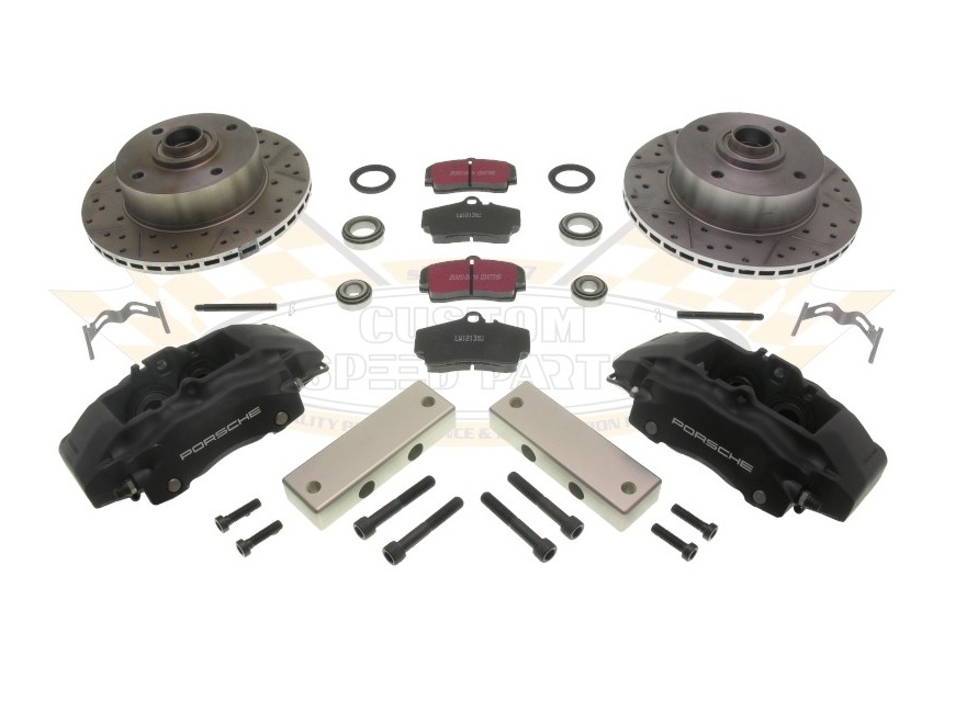 Porsche Caliper Beetle Front Disc Brake Conversion - 4x130 PCD - Vented ...