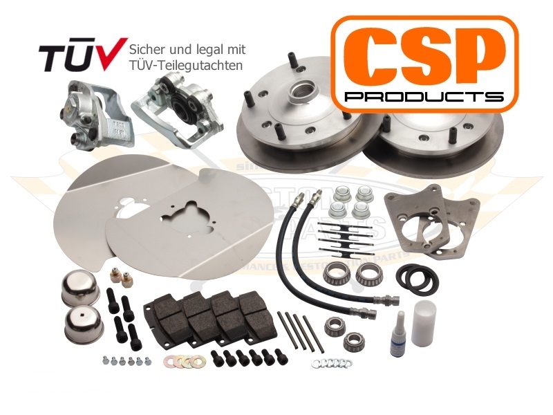 CSP Beetle Front Disc Brake Conversion Kit - 1968-79 - 5x205 PCD - Cool ...