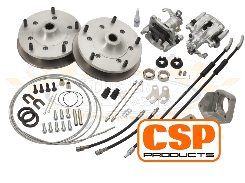CSP Splitscreen Bus Wide 5 Rear Disc Brake Conversion - IRS (5x205 PCD ...